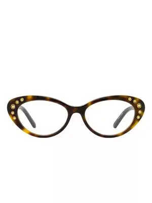 SWAROVSKI Cat-eye Glasses - Brown