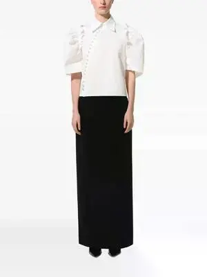 ANOUKI Embellished Ruffled Shirt