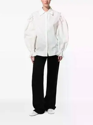 ANOUKI Ruffled-detail Shirt