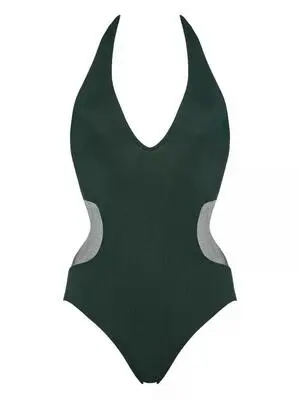 ERES Artifices V-neckline One-piece Swimsuit - Green
