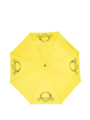 Moschino Logo-motif Umbrella - Yellow