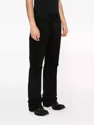 PURPLE BRAND Rip Bootcut Jeans