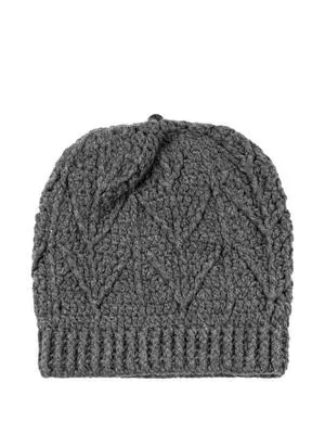 Chrome Hearts Star-patch Beanie - Grey