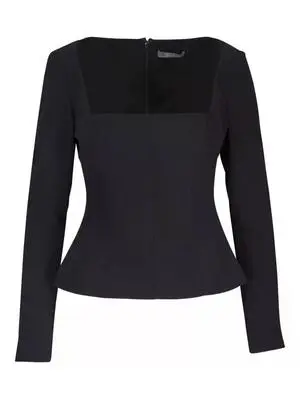 Lela Rose Square-neck Top