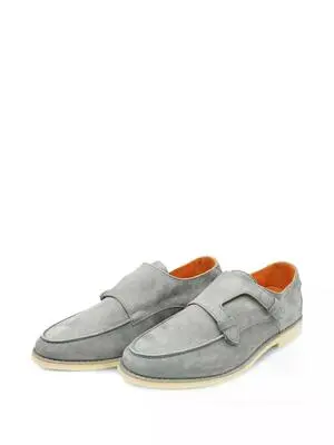 ANDREA VENTURA FIRENZE Master 2 Suede Monk Shoes