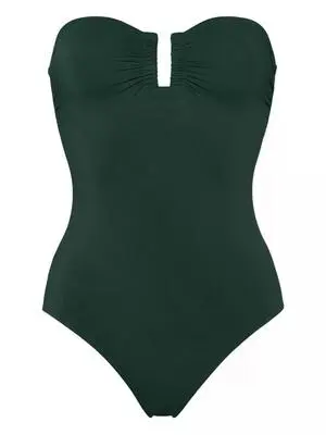 ERES Cassiopée Bustier One-piece Swimsuit - Green