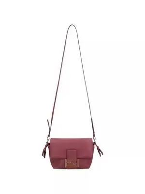 Fendi Small Mamma Baguette Leather Bucket Bag - Red