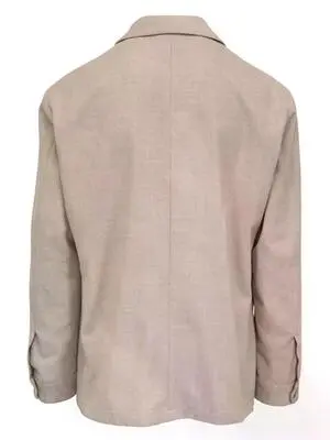 ATELIER MUNRO Button-front Patch-pocket Shirt Jacket - Neutrals