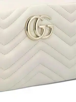 Gucci Gg Marmont Chevron Shoulder Bag
