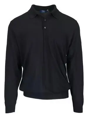 Fedeli Long Sleeve Polos For Men