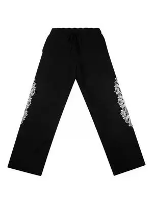 Chrome Hearts Floral Cross Logo Track Pants