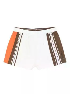 Sir The Label Striped Mini Shorts - Neutrals