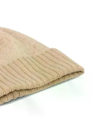 Gucci Jacquard Ribbed Beanie - Neutrals