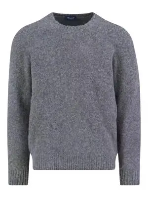 DRUMOHR Cashmere Crew Neck Sweater - Grey