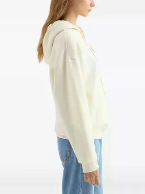 JIL SANDER Embroidered Zip-up Hoodie