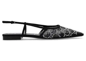 Gucci Demi Ballet Mesh Crystal Flats