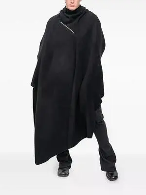 LEON EMANUEL BLANCK Distortion Hooded Poncho