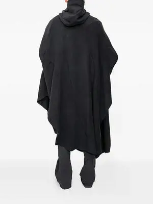 LEON EMANUEL BLANCK Distortion Hooded Poncho