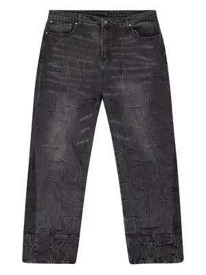 WHO DECIDES WAR BY EV BRAVADO Gathered Straight Jeans