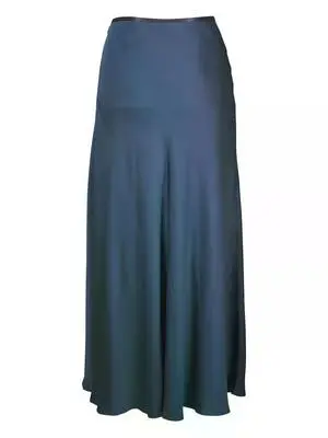 Agnona Satin-finish Midi Skirt