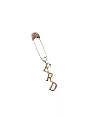 Enfants Riches Déprimés Safety-pin Earring - Silver