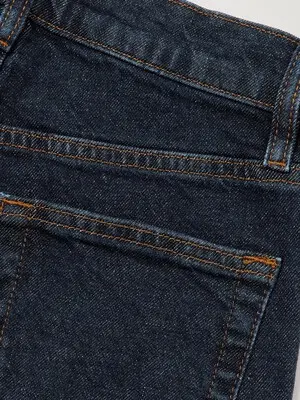 FRAME The Refined High-rise Wide-leg Jeans - Blue