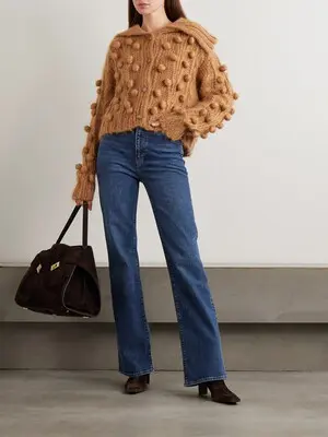 FRAME The Arrow High-rise Flared Jeans - Blue