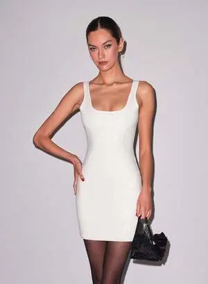 FLEUR DU MAL Sequin Knit Bodycon Dress