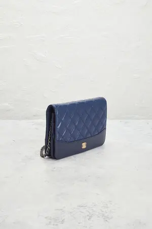 Chanel Calfskin Gabrielle Wallet On Chain