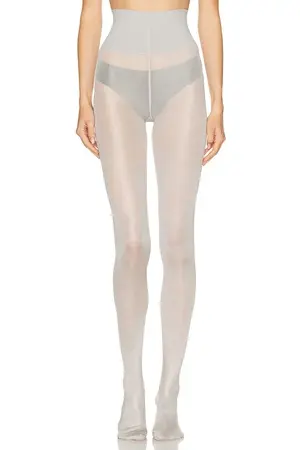 Swedish Stockings Geri Glossy Tights - Silver