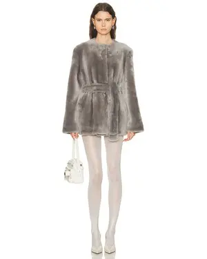 Swedish Stockings Geri Glossy Tights - Silver