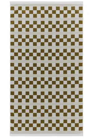 BAINA Busby Pool Towel In Olive,white