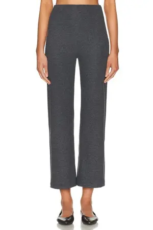 LESET Lauren Crop Flare Pant - Charcoal