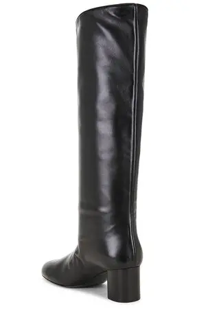 TOTEME Downtown Nappa Knee High Boots - Black