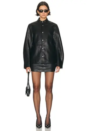 Alexander Wang Curved Sleeve Moto Jacket
