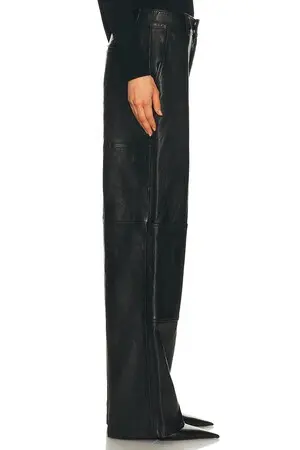 Alexander Wang Mid Rise Moto Workwear Pant