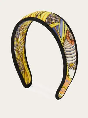 FERRAGAMO Rooster Print Headband - Multicolor