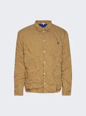 Loewe Hybrid Shirt Camel And Blue - Tan