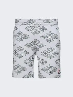 Casablanca Jacquard Track Shorts - Off White
