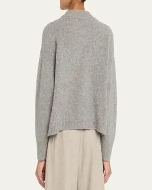 FRAME Cashmere Fleck Cardigan - Silver