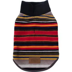 Pendleton Striped Fleece Dog Vest - Acadia