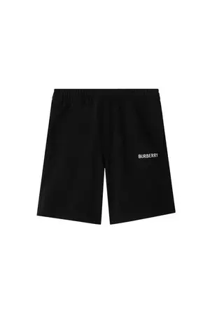 Burberry Logo Cotton Shorts