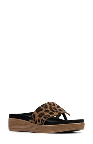 DONALD PLINER Print Slide Sandal - Leopard