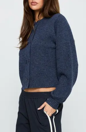 Princess Polly Kammi Double Button Crop Cardigan
