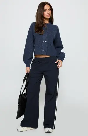 Princess Polly Kammi Double Button Crop Cardigan