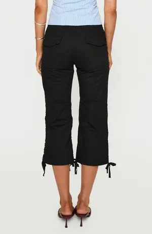 Princess Polly Drawstring Cuff Capri Pants
