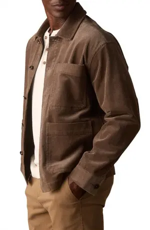 THE NORMAL BRAND Corduroy Chore Coat - Taupe