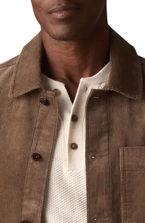 THE NORMAL BRAND Corduroy Chore Coat - Taupe