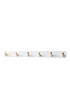YAMAZAKI Wall Mounted Coat Rack - White