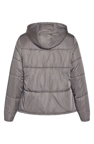 City Chic Kate Hooded Puffer Jacket